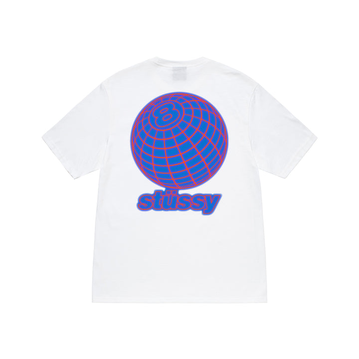 8 BALL GRID TEE-WHITE || Order Now